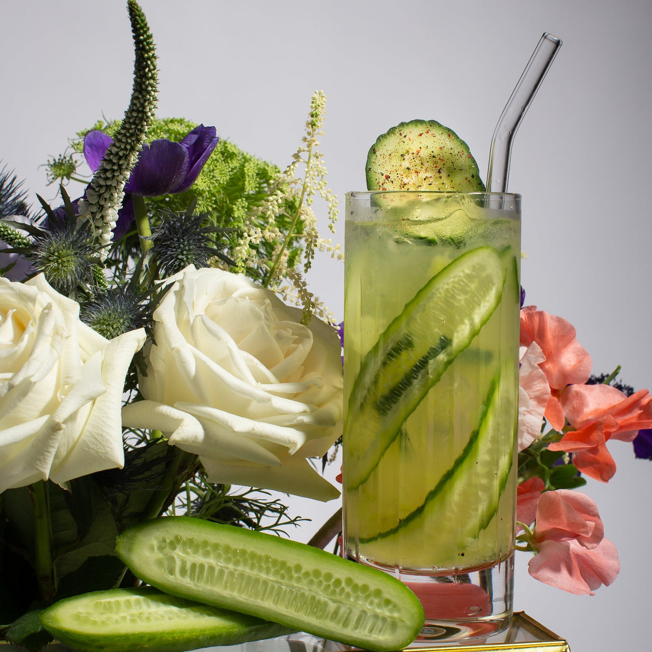 American Psycho - a wild cocktail with elderflower and cucumber – Alambika