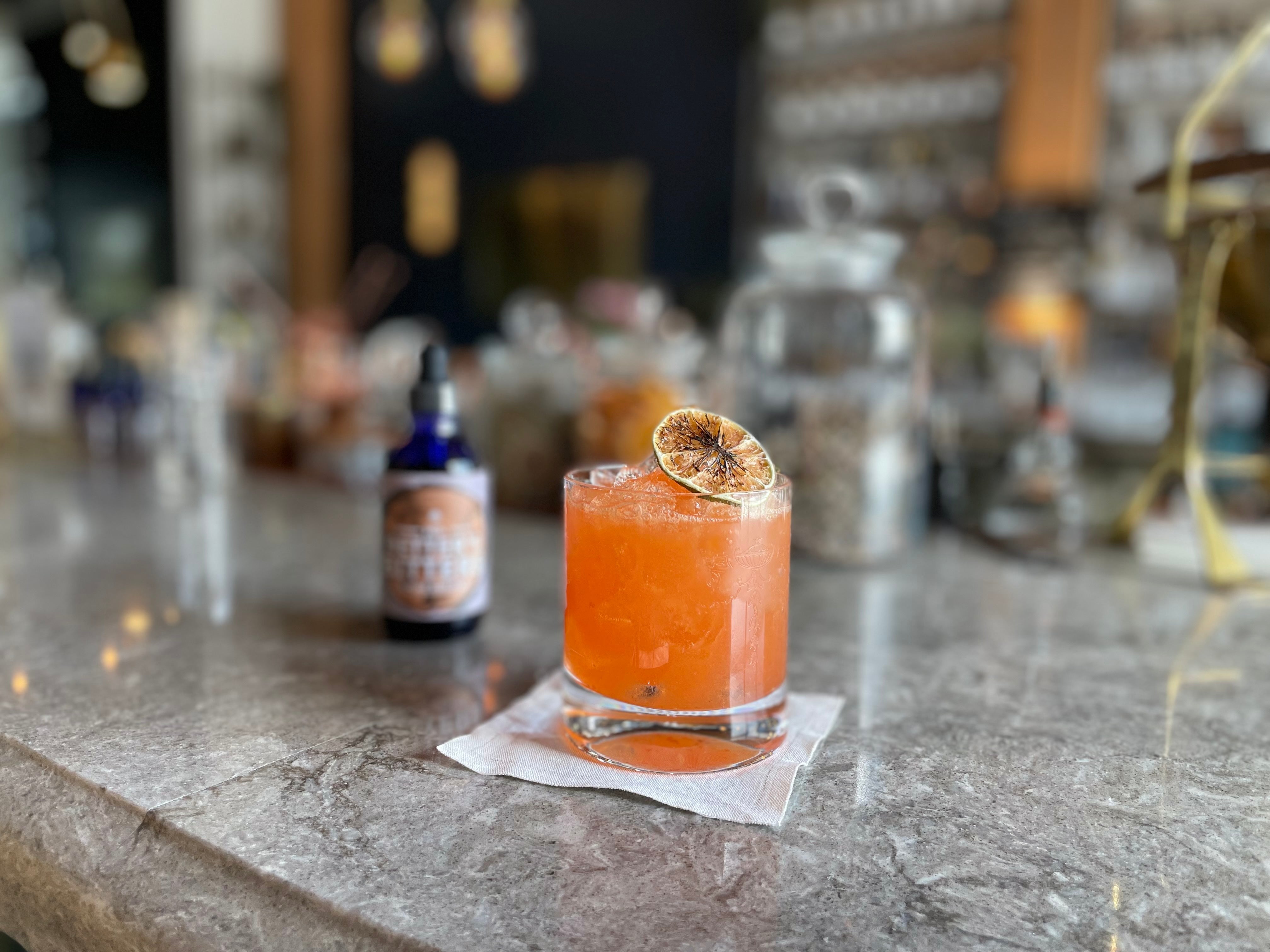 Two Acts Of God- a cocktail with fassionola syrup – Alambika