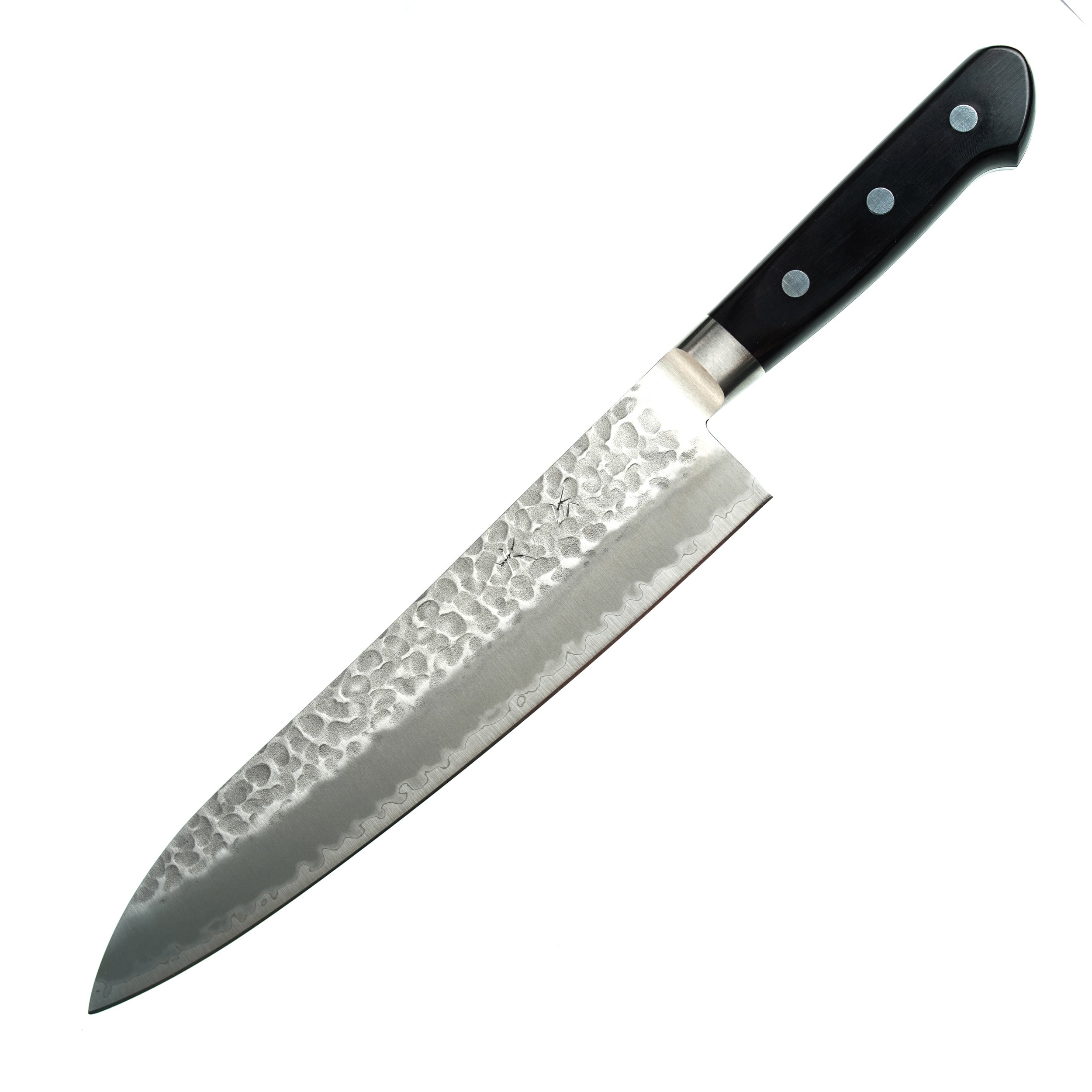 Ohishi, Gyuto, 210mm, VG10, Migaki, Tsuchime – Alambika